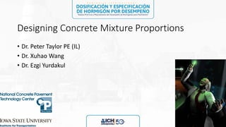 01 mixture proportioning | PPT