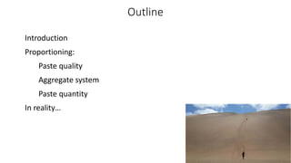01 mixture proportioning | PPT