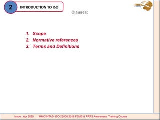02 INTRODUCTION TO ISO 22000 | PPT