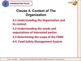 02 INTRODUCTION TO ISO 22000 | PPT