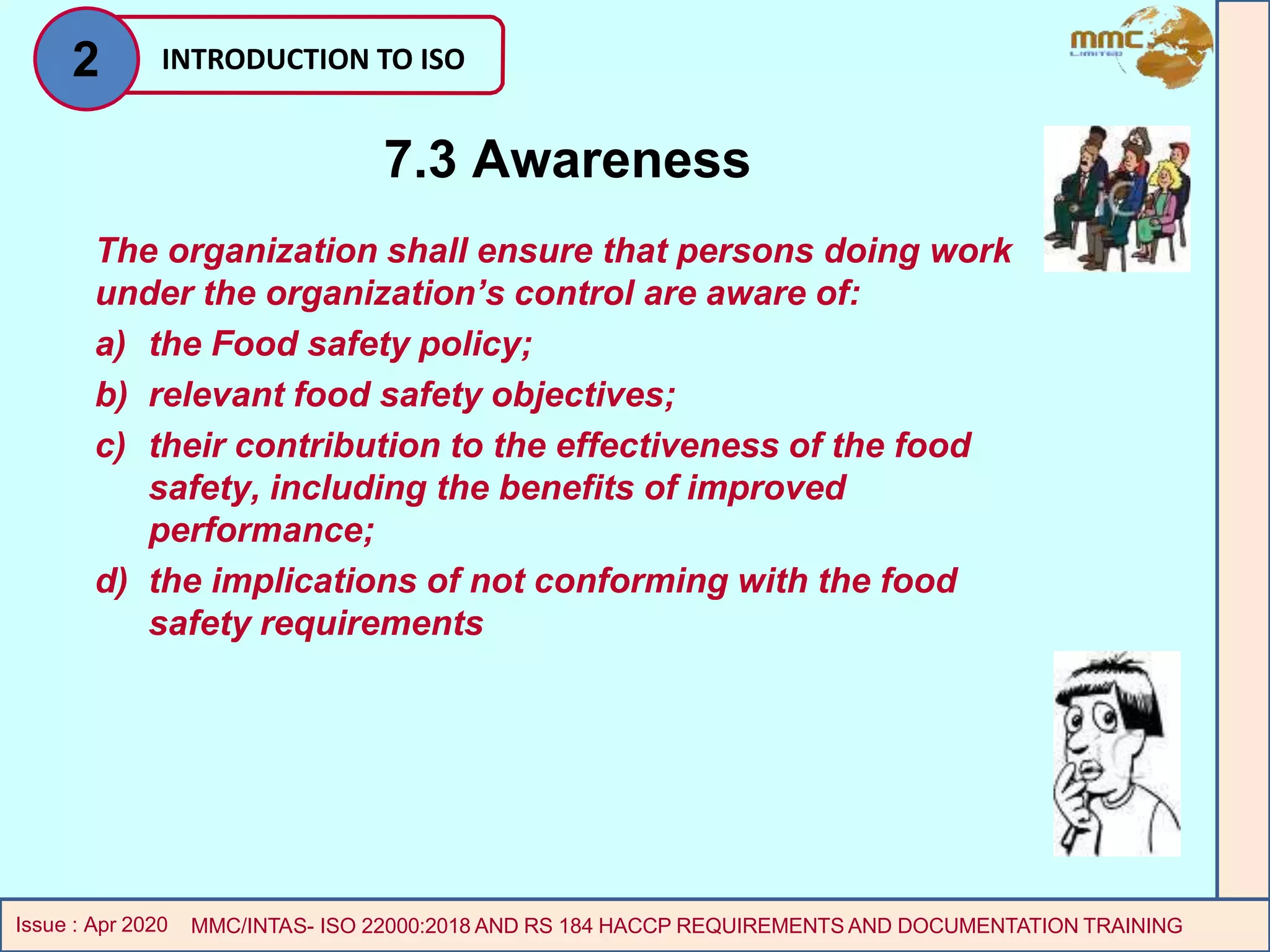 ISO 22000 Clauses Requirements and Documentation | PPT