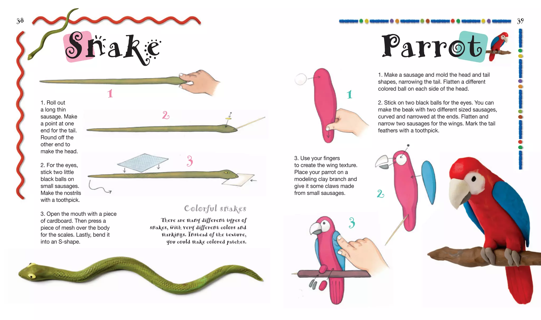 01 modeling clay animals | PDF