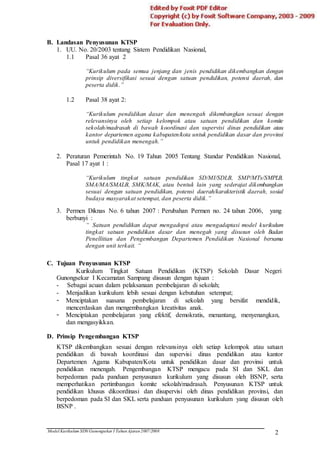 01 model ktsp sd | PDF