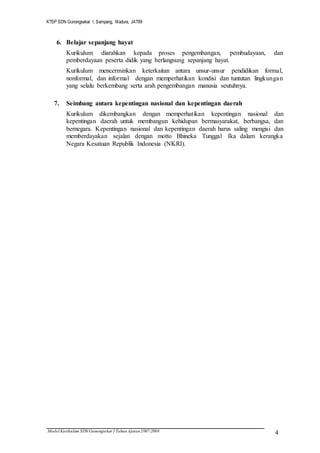 01 model ktsp sd | PDF