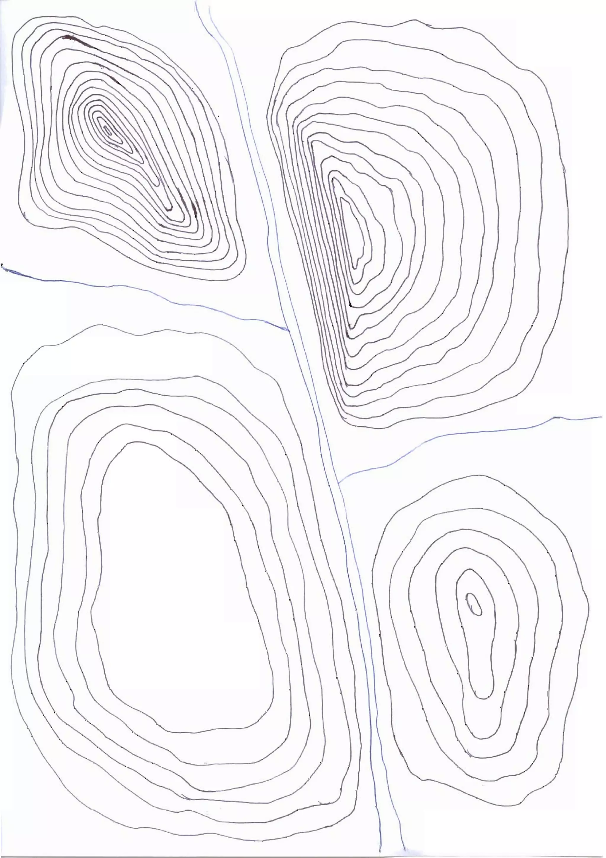 Pattern for making a model of a topographic map | PDF