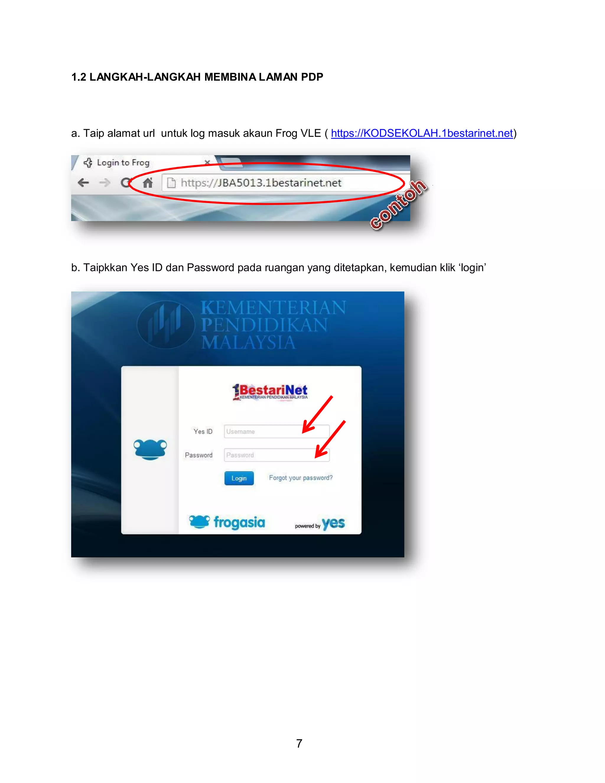 01 modul latihan frog vle sekolah sekolah daerah muar dan ledang v1 (1) | PDF