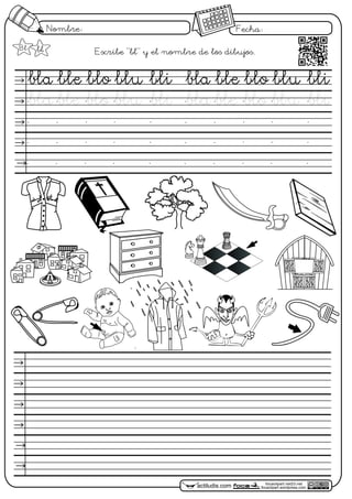 01 MÉTODO LECTOESCRITURA ACTILUDIS TRABADAS BL-BR | PDF