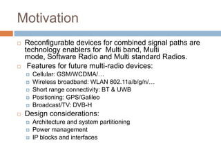 multi standard multi-band receivers for wireless applications | PPTX | Computer Networking ...
