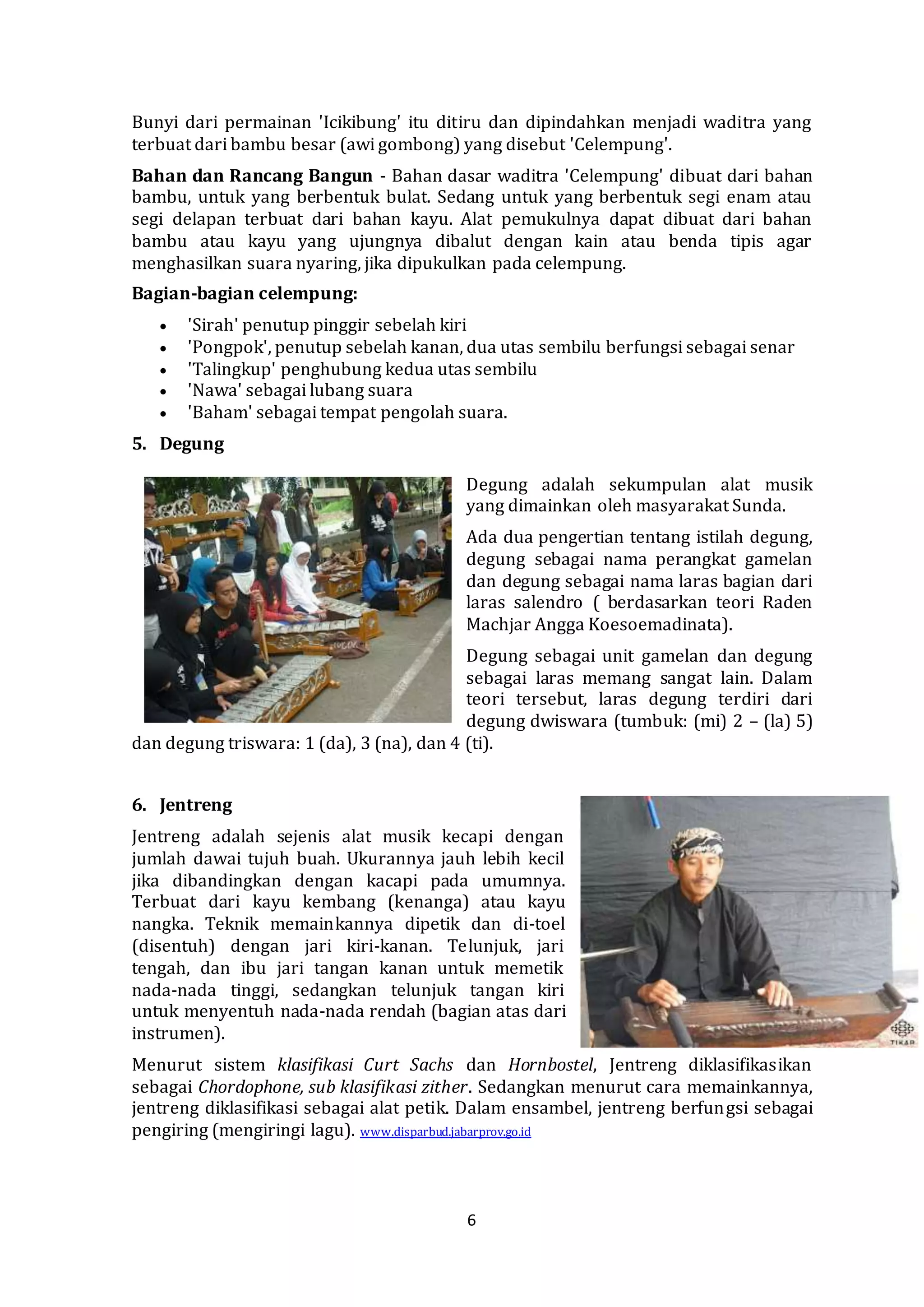 Musik Tradisional Jawa Barat | DOCX