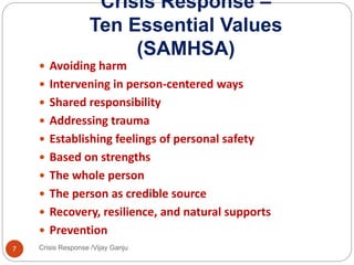 Supercharge Crisis Services - Vijay Ganju (Natcon15) | PPT