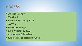 CK2018: Climate Actions for Cities India's NDC, NAPCC and SAPCC | PPTX