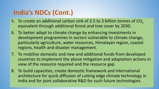 CK2018: Climate Actions for Cities India's NDC, NAPCC and SAPCC | PPTX | Environmental Services ...