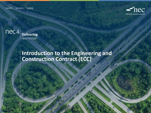 Introduction to the Engineering ad Construction Contract | PPT