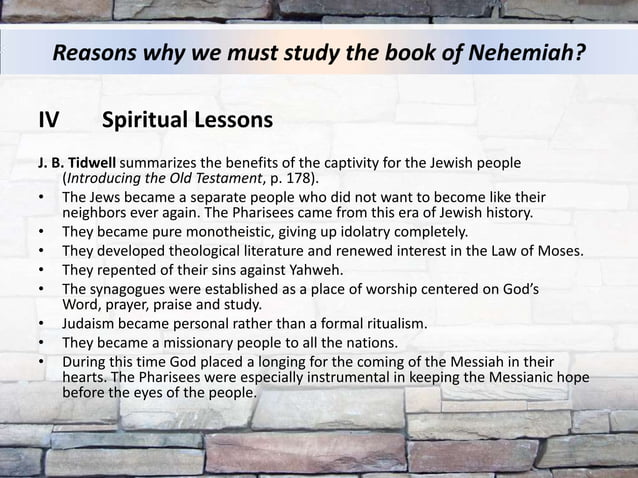 Introduction to Nehemiah | PPTX
