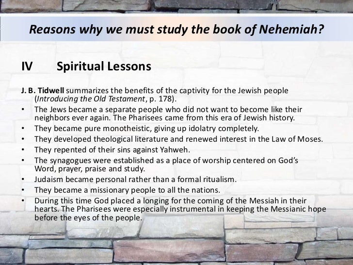 Nehemiah Study Guide
