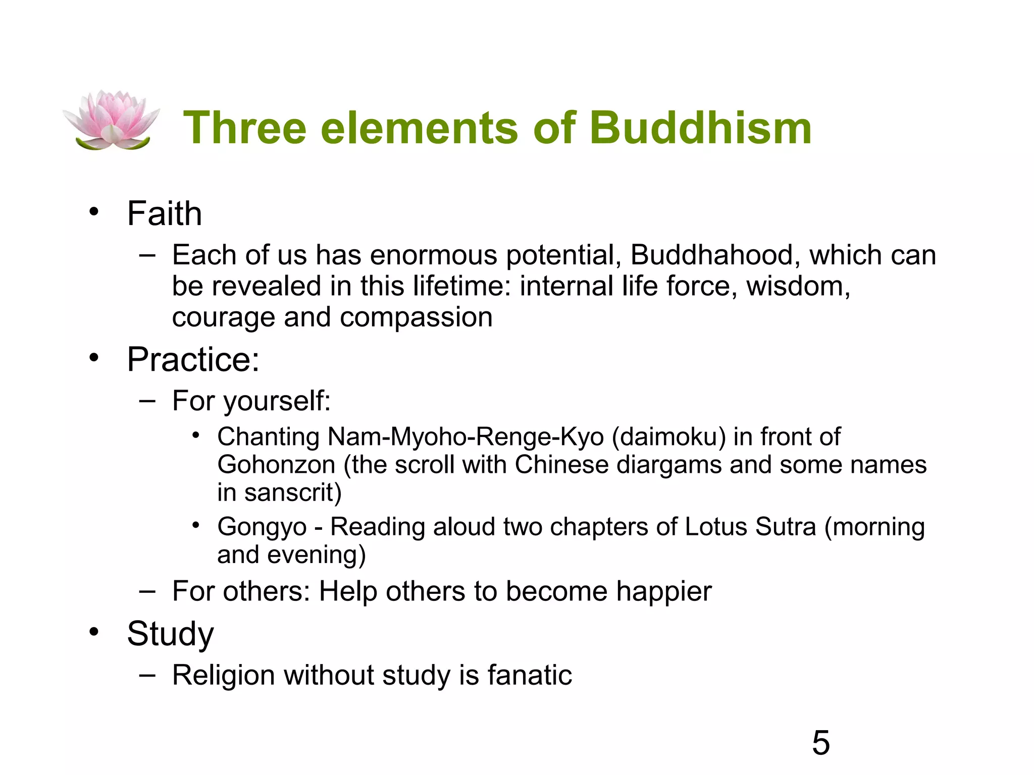 Nichiren Buddhism Practice Introduction | PPT