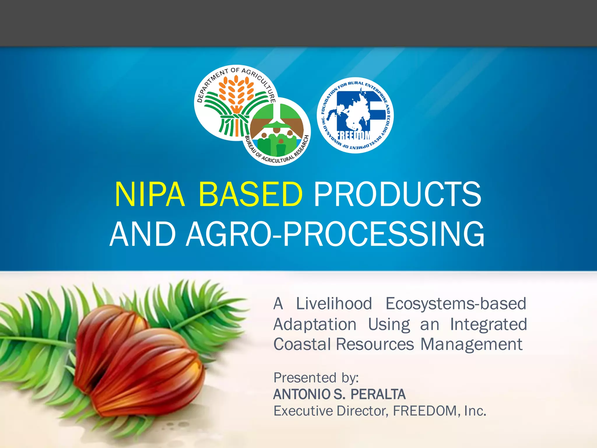 Nipa-based Products and Agro Processing / Antonio Peralta | PDF
