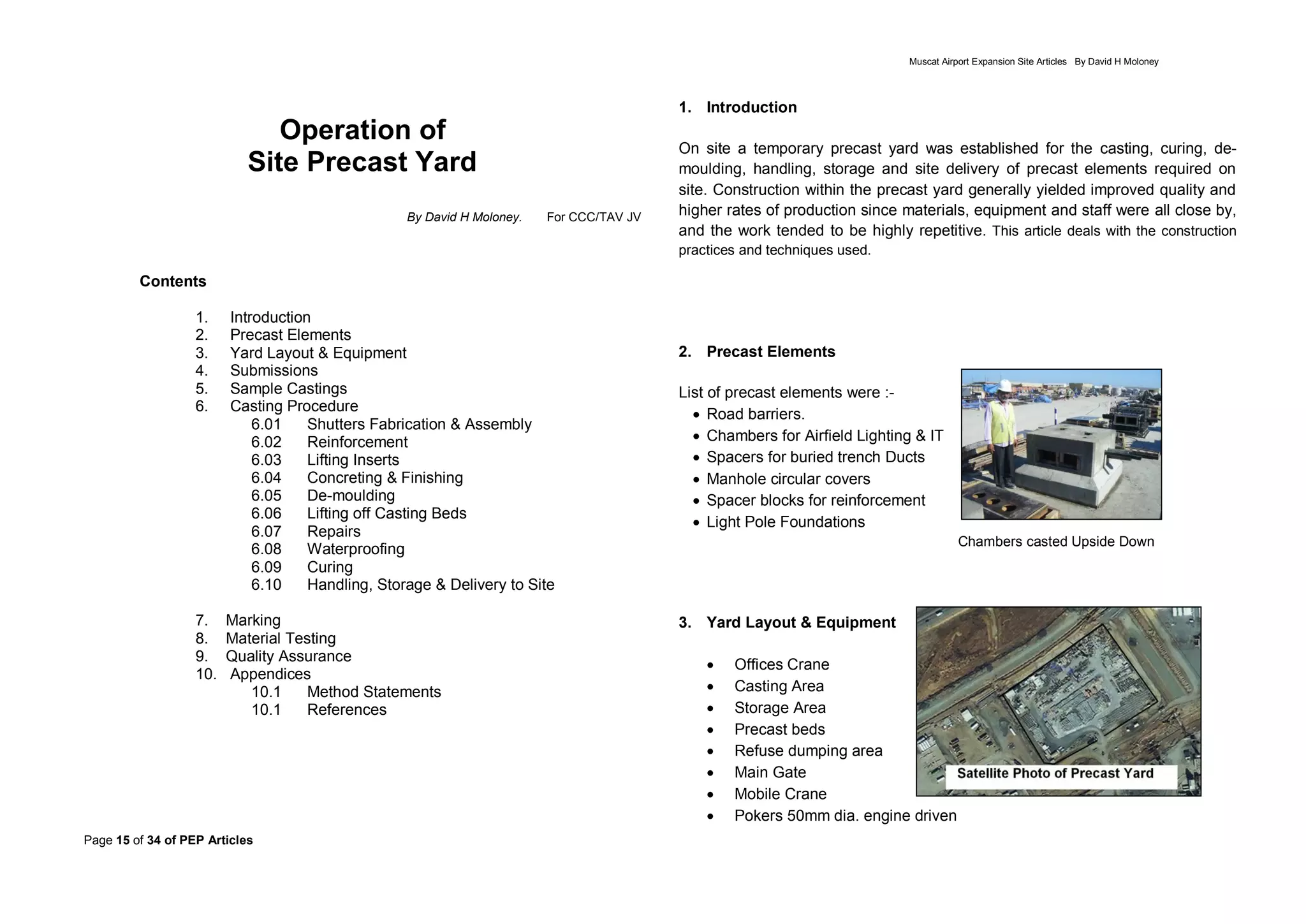 Runway construction project execution plan | PDF