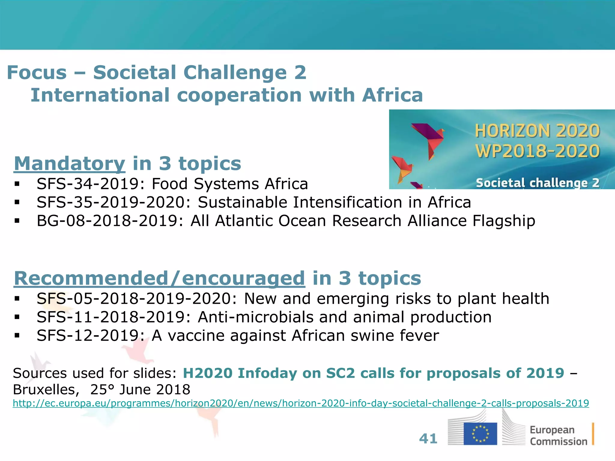 Horizon H2020 – Open to the world | PPT