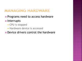 01 operating systems final | PPT