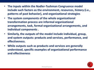 Organizational Change Models | PPTX