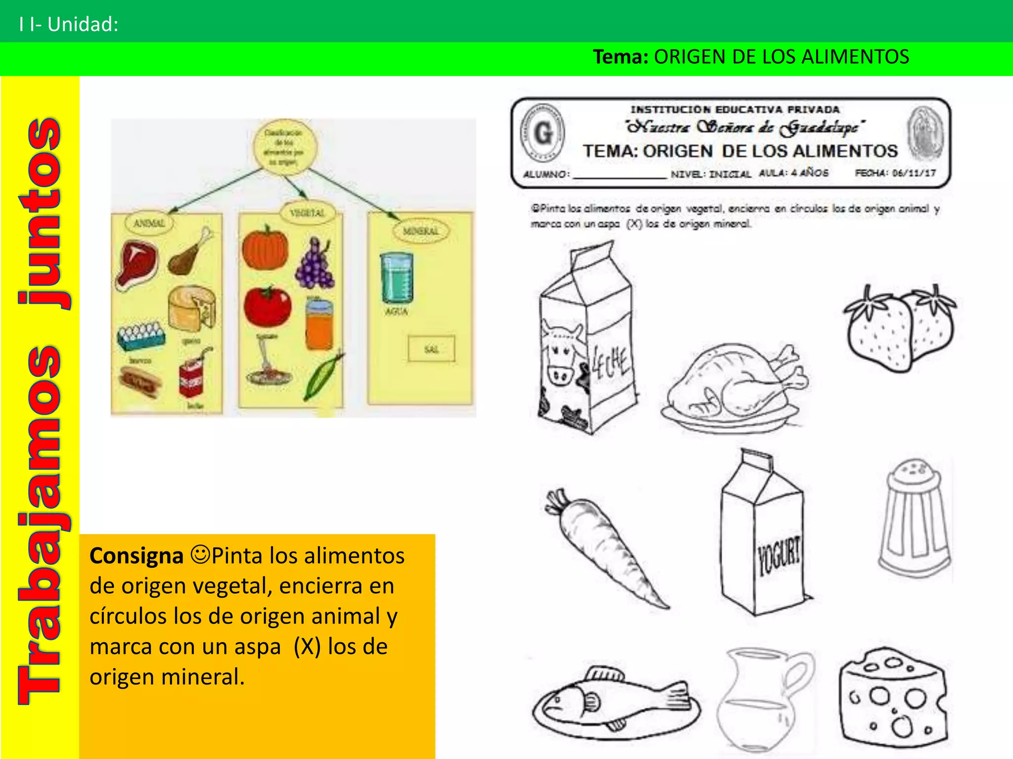 01 origen de los alimentos | PPTX