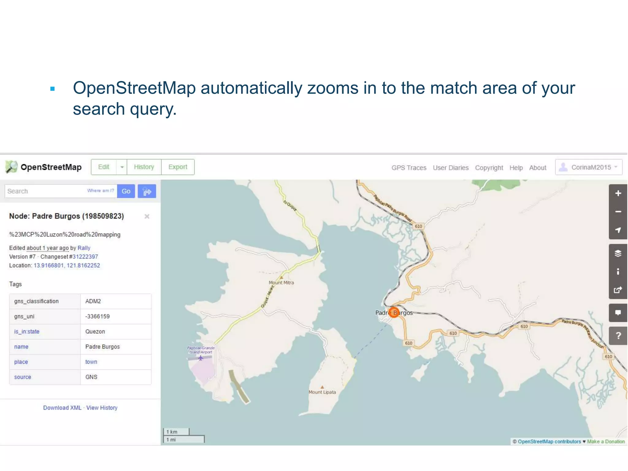 Lesson 1. OPENSTREETMAP Basic Operations | PPT
