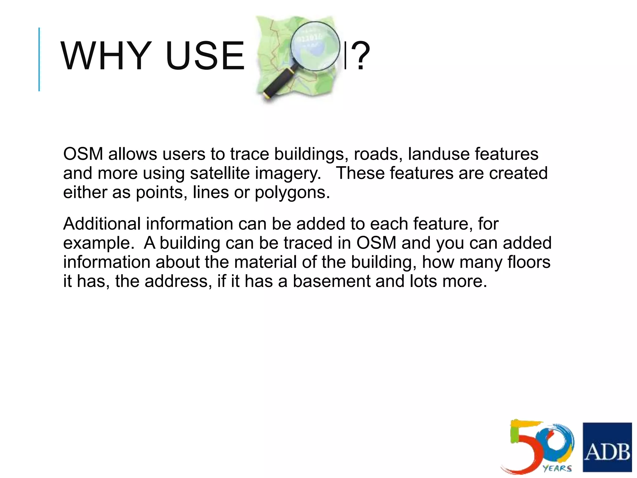 Lesson 1. OPENSTREETMAP Basic Operations | PPT