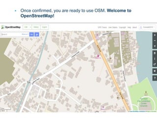 Lesson 1. OPENSTREETMAP Basic Operations | PPT