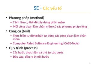 Overview of SE - Definition, field, application, testing and process | PPT
