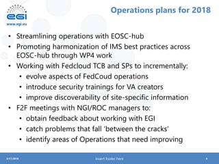 Overview of infrastructure and operations plans (Matthew Viljoen) | PPT