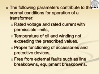 01 Overview of Power transformers - Remedial Measures.ppt | Geology | Science