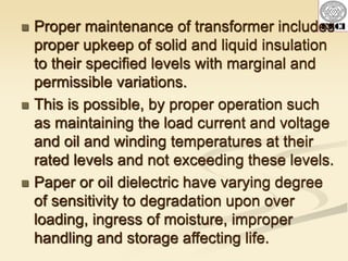 01 Overview of Power transformers - Remedial Measures.ppt | Geology | Science