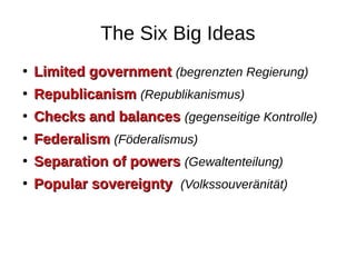 Overview: Six Big Ideas | PPT | Free Download