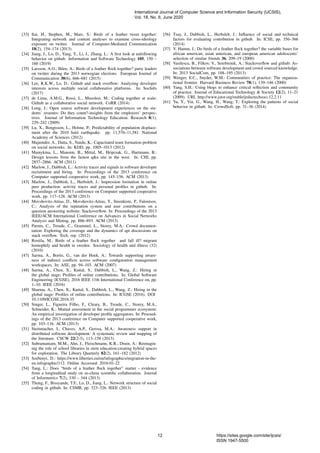 Birds of a Feather Flock Together? A Study of Developers’ Flocking and Migration Behavior in ...