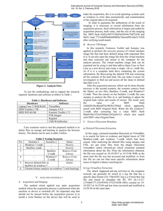 Virtual Machine Forensic Analysis and Recovery Method for Recovery and ...