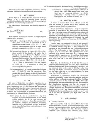 Naïve Bayes and J48 Classification Algorithms on Swahili Tweets: Performance Evaluation | PDF