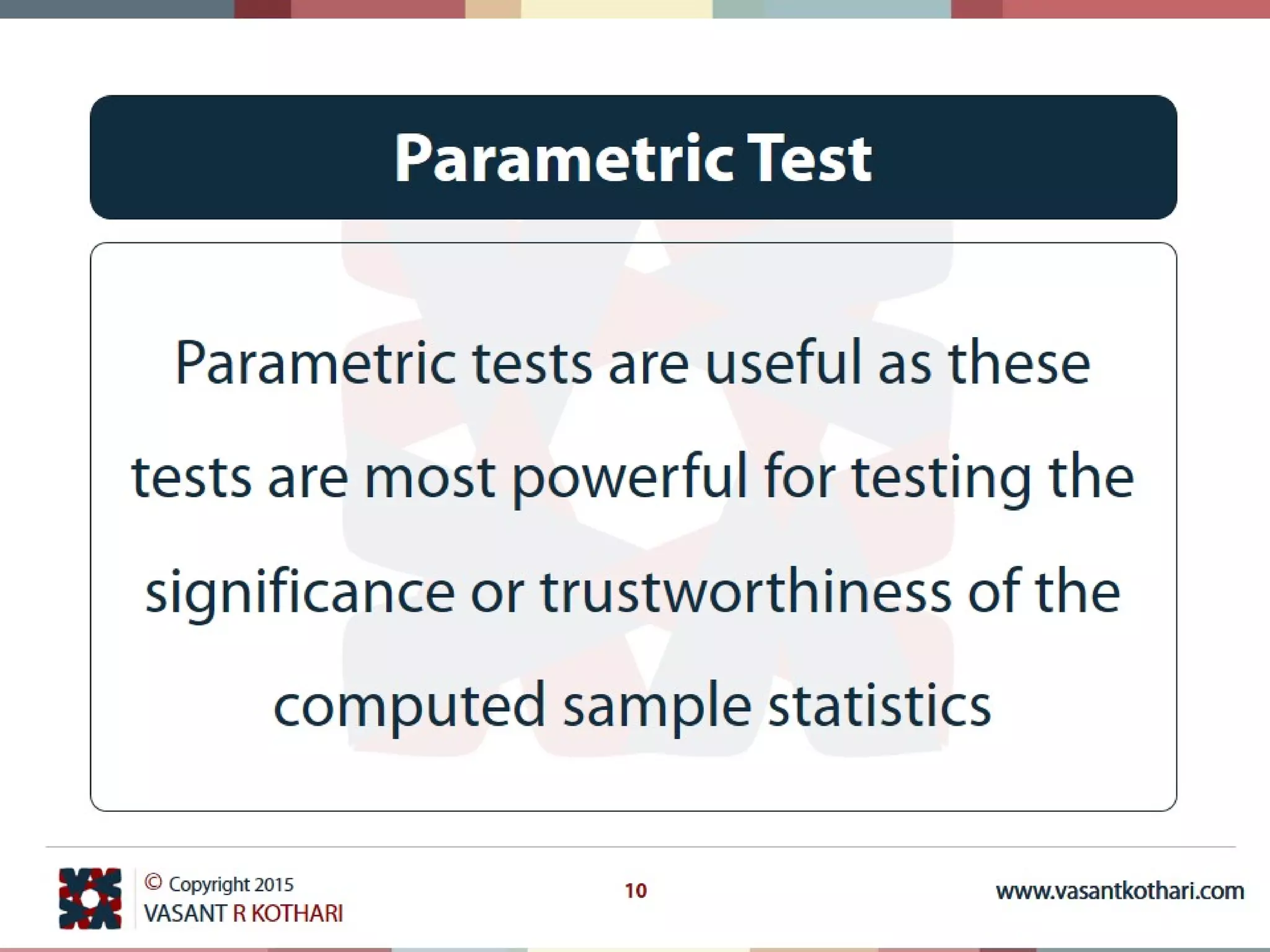 01 parametric and non parametric statistics | PDF