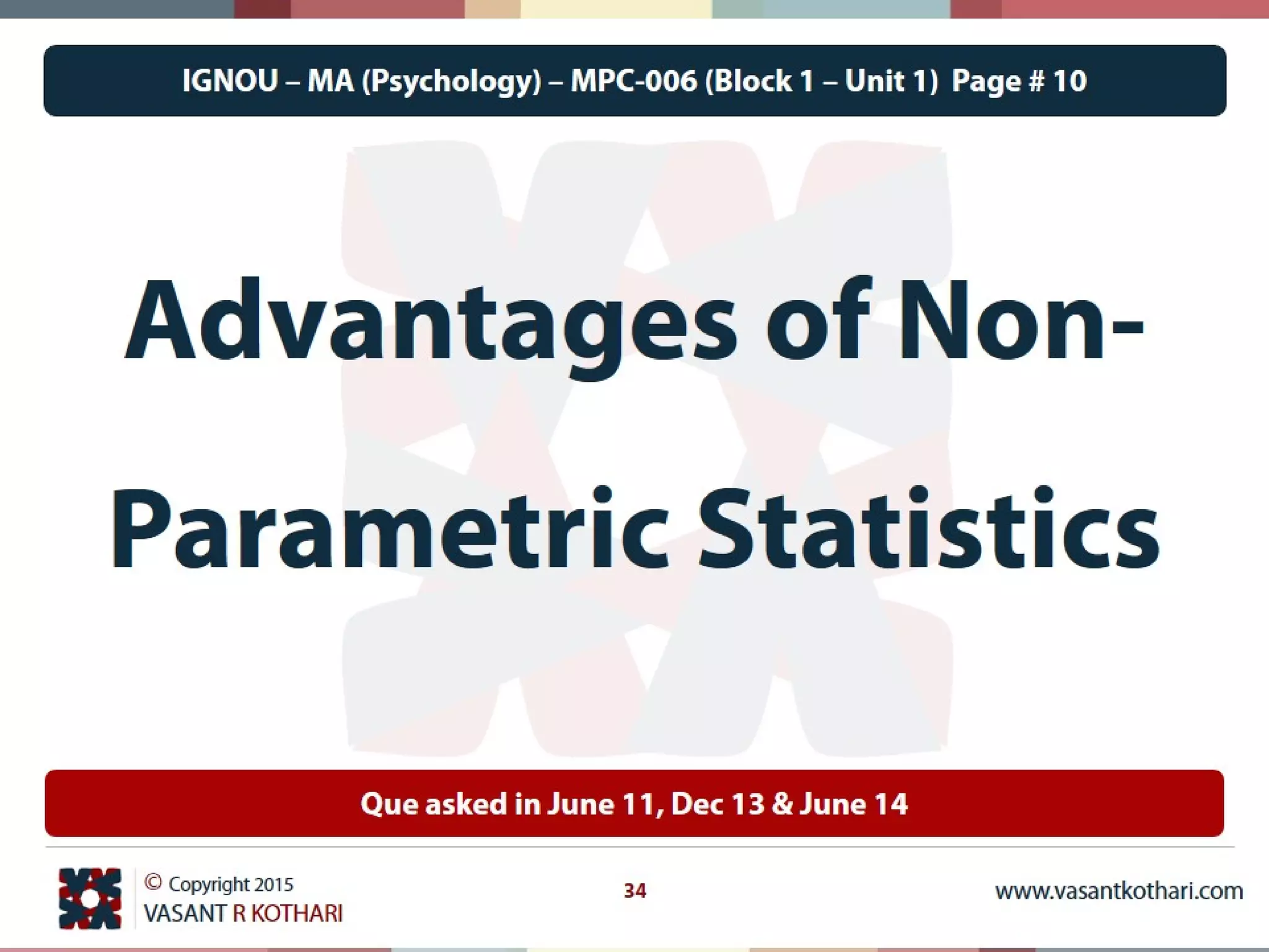 01 parametric and non parametric statistics | PDF | Physics | Science