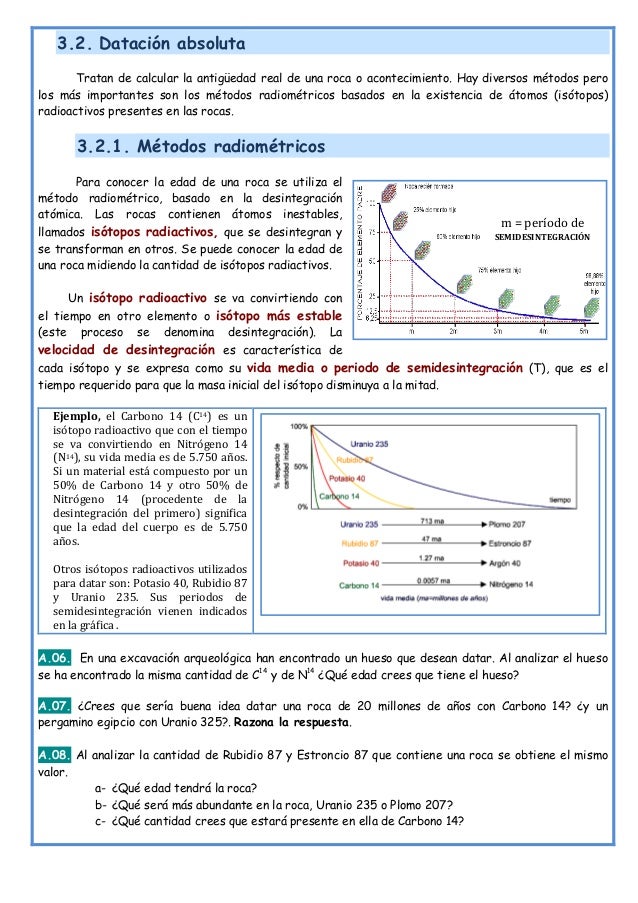Como Calcular La Edad Absoluta Datando - manualdiodes