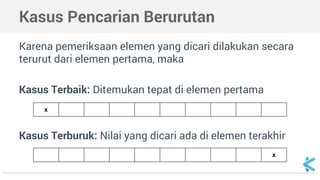 Algoritma dan Struktur Data - Sequential Search | PDF