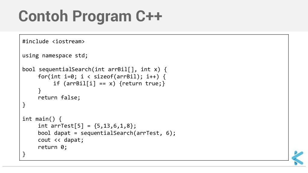 Algoritma Dan Struktur Data Sequential Search