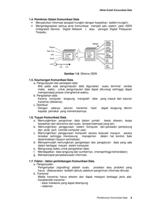 01 pendahuluan komunikasi data | PDF