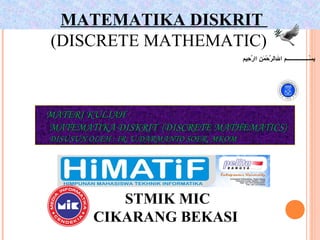 01 pendahuluan pengantar matematika diskrit | PPT