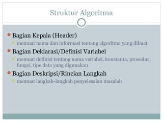 01 pengantar algoritma & flowchart | PPT