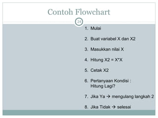 01 pengantar algoritma & flowchart | PPT