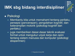 pengenalan interaksi manusia komputer | PPT