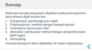 OOP - pengenalan oop | PDF