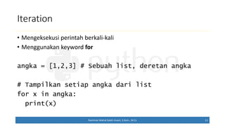 #1 PENGENALAN PYTHON | PPTX
