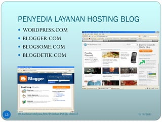 01 pengertian blog | PDF
